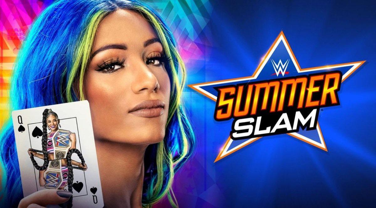 New Sasha Banks SummerSlam 2021 promotional banner | Scrolller