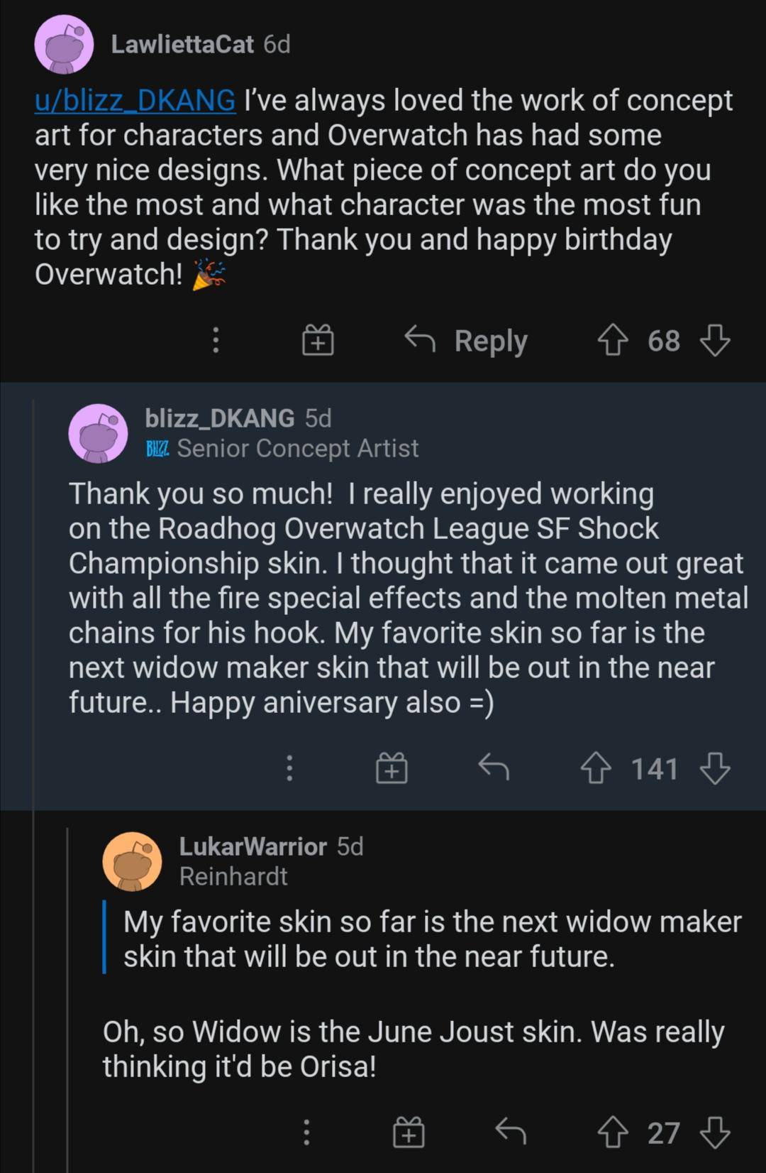 New widow skin confirmed. Yay! | Scrolller