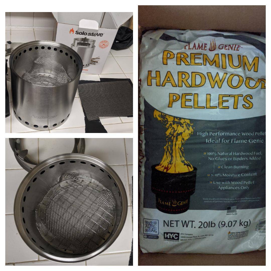 New Wood pellet setup on the Campfire | Scrolller