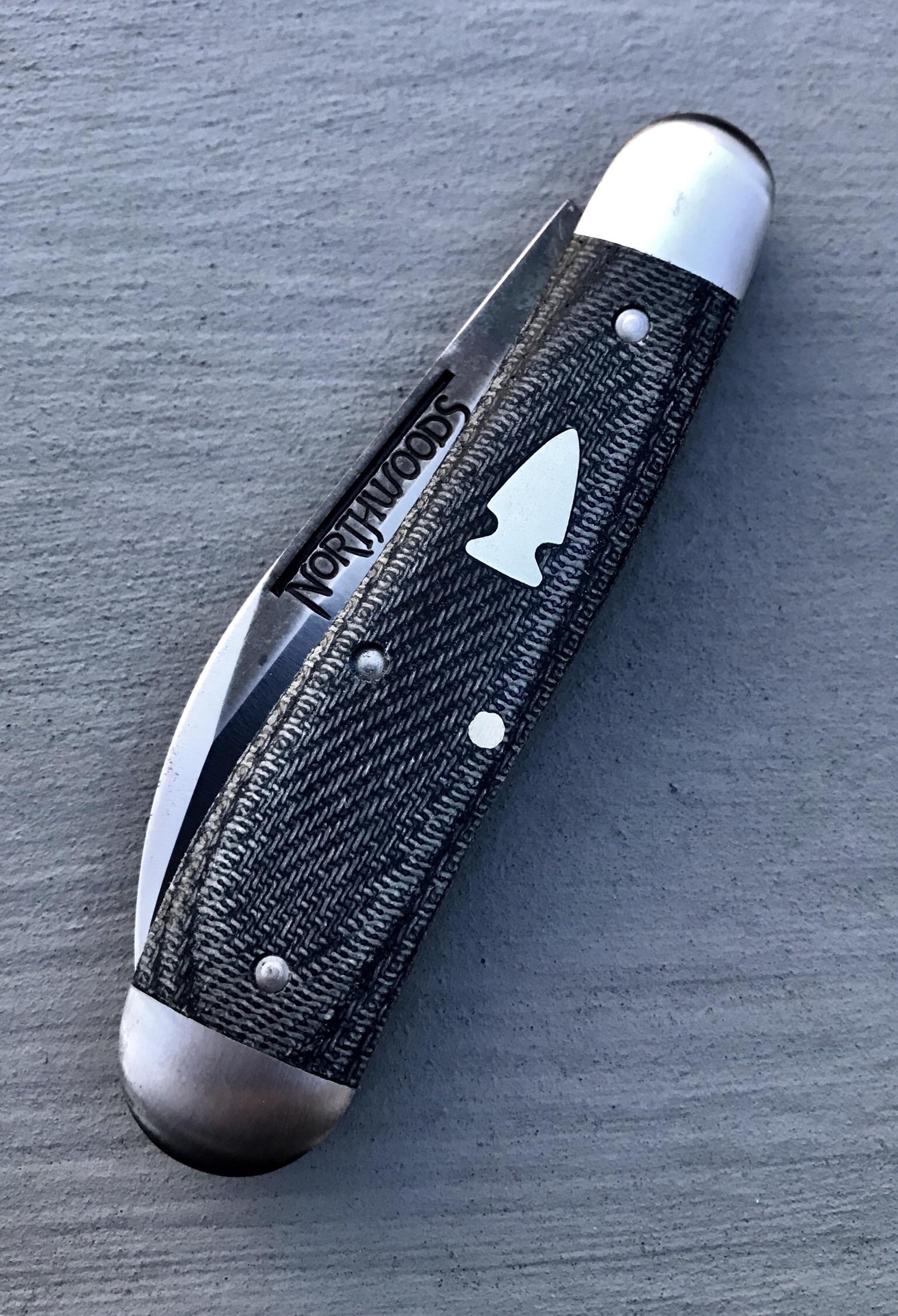 Newly acquired Northwoods fayette jack in denim micarta | Scrolller