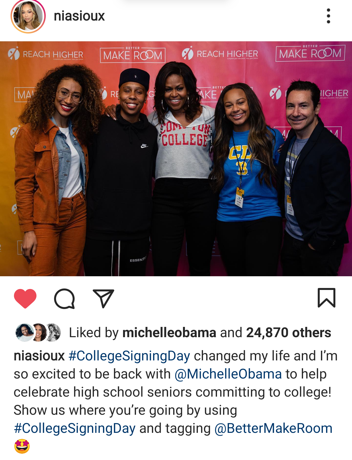 Nia and Michelle Obama? Yes! 😍 | Scrolller