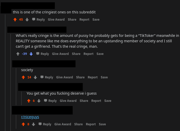 Nice guy makes a cringey post about himself | Scrolller