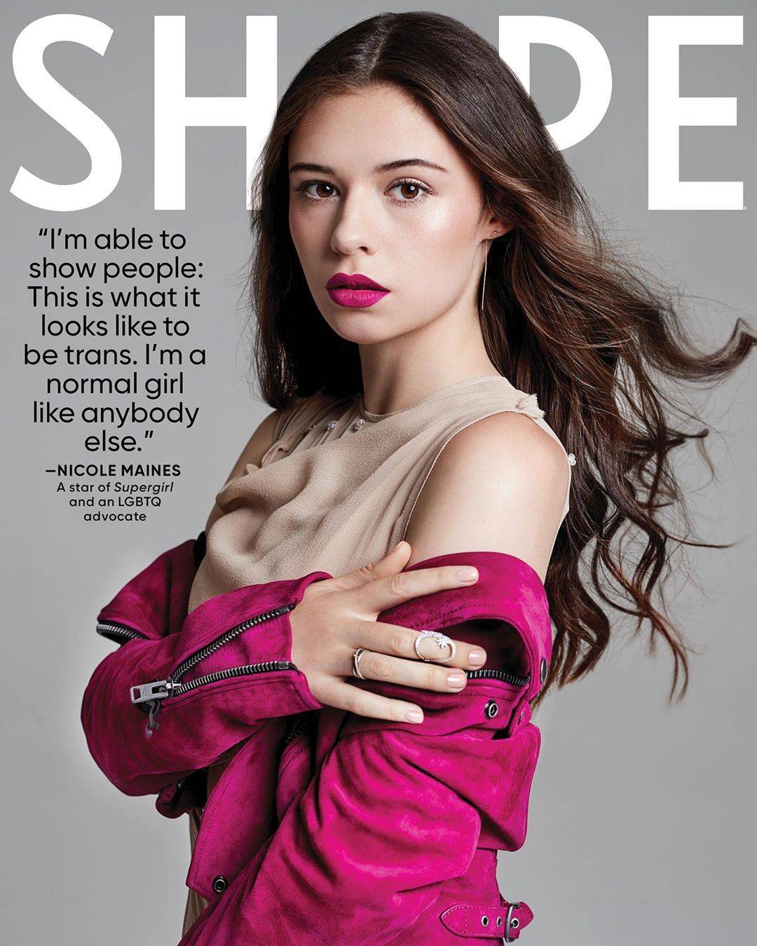 Nicole Maines featured in shape magazines #womenruntheworld series. Link to full interview in ...