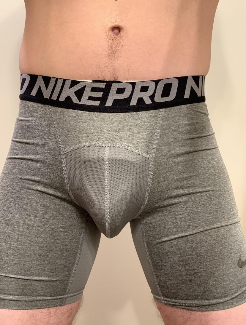 Nike Pro Shorts With Jockcup Scrolller