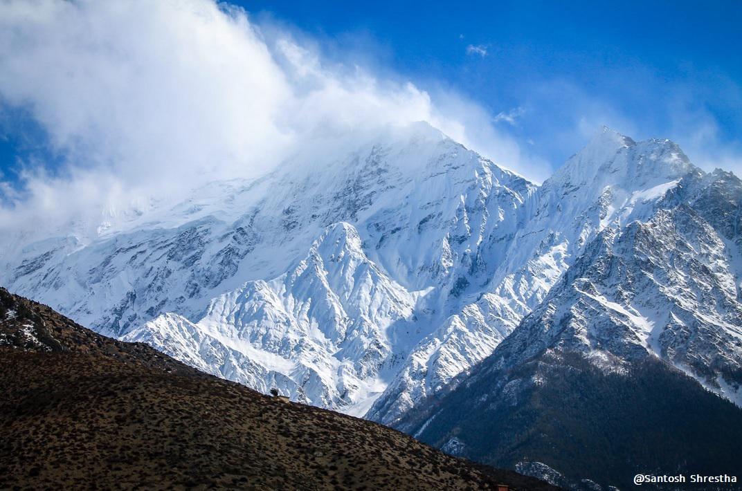 Nilgiri Himal is a range of three peaks in the Annapurna massif in Nepal | Scrolller