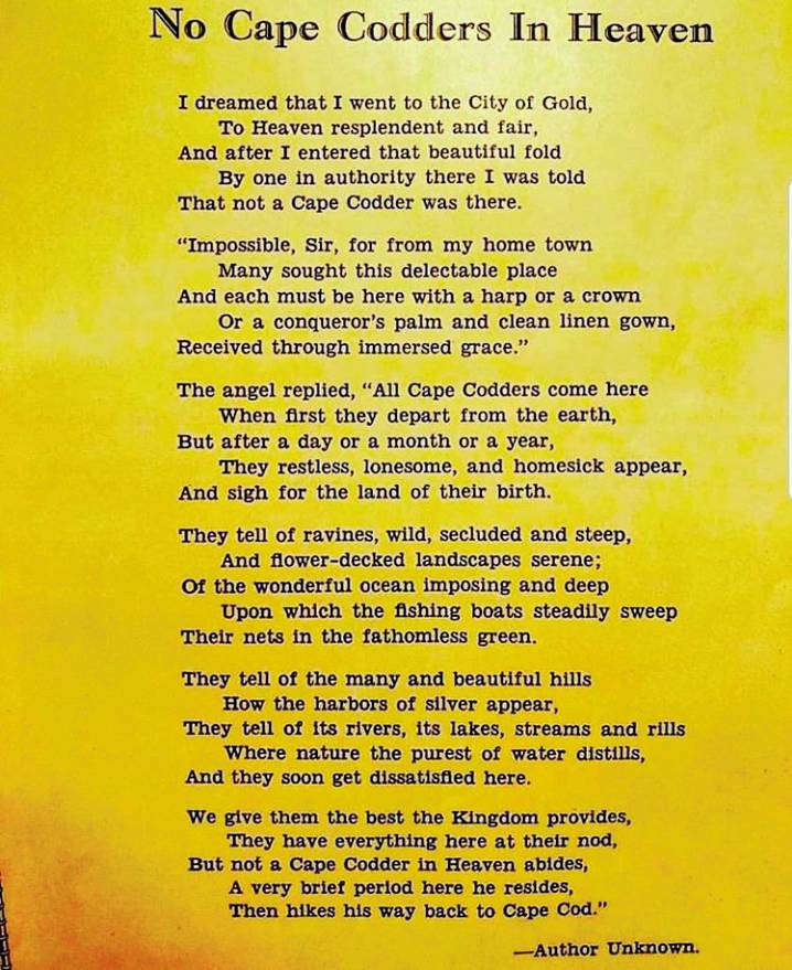 No Cape Codders In Heaven | Scrolller