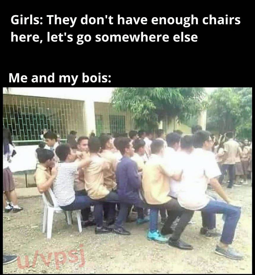 No Chairs? No Problem | Scrolller