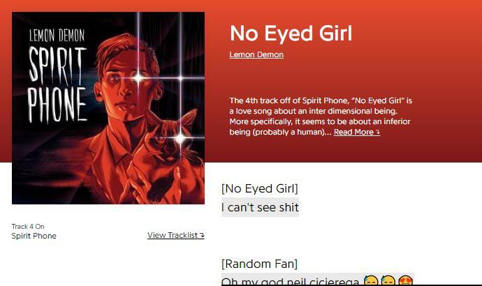 No Eyed Girl- Lemon Demon | Scrolller