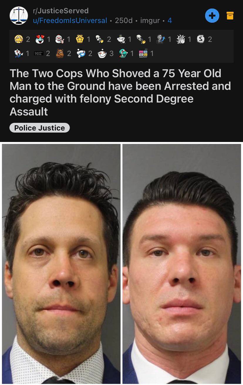 /r/agedlikemilk: No justice served: all charges were just dropped against the two officers ...