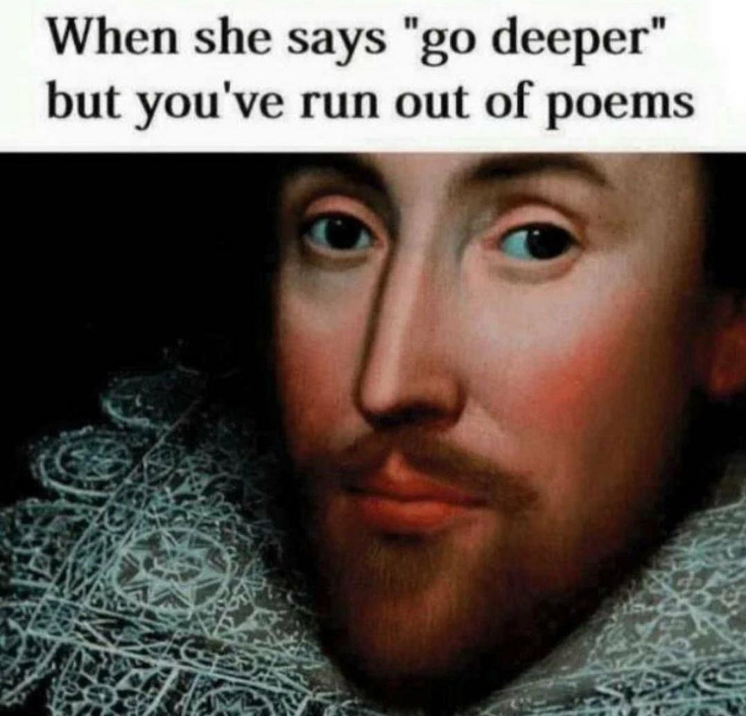 No poems, no further penetration! | Scrolller