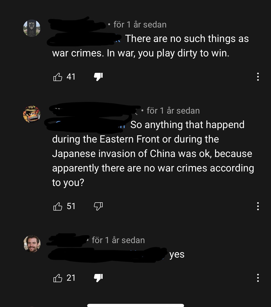 No such thing as war crimes | Scrolller