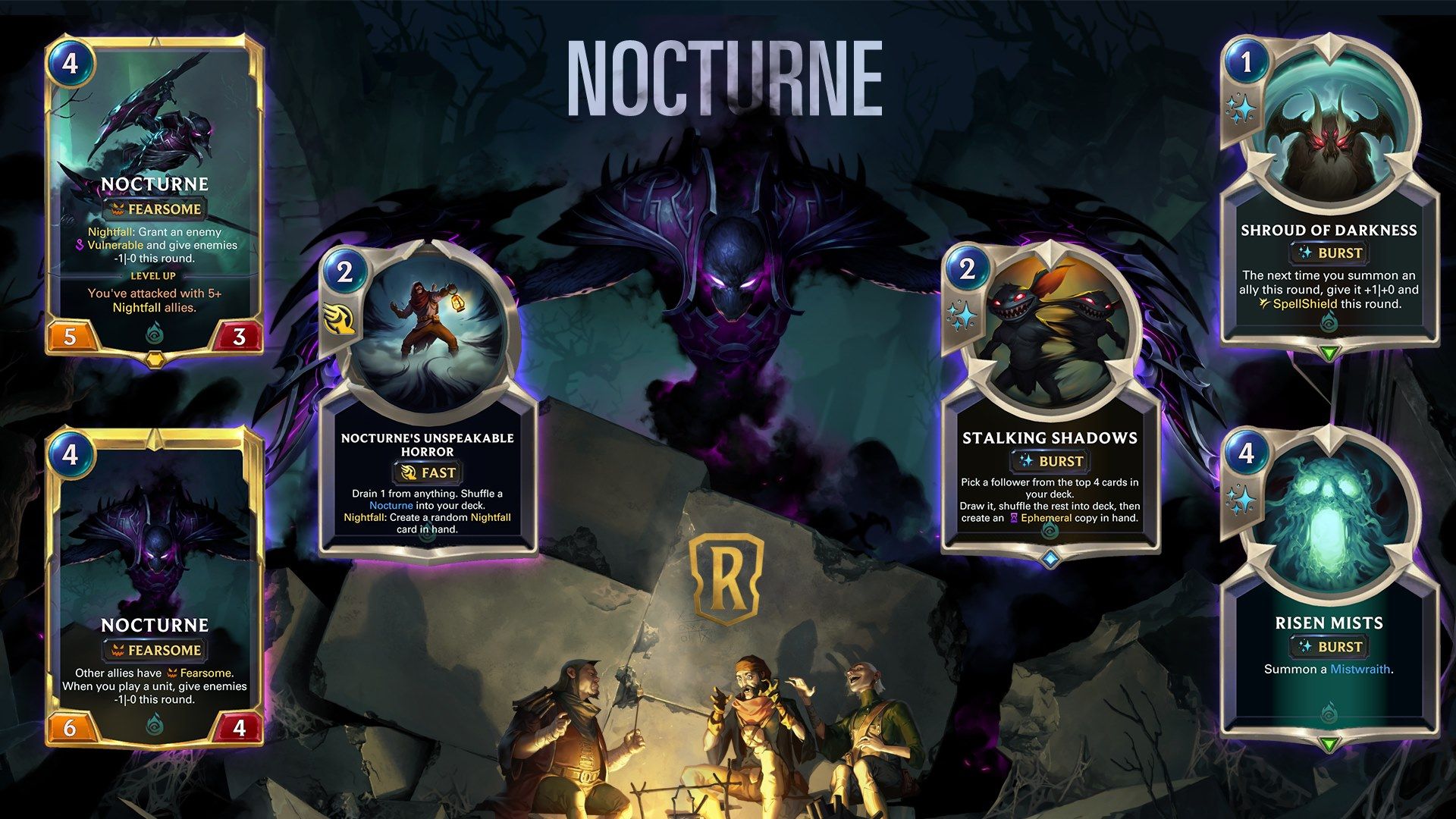 Nocturne Reveal and Supporting Cards | All-in-one Visual | Scrolller