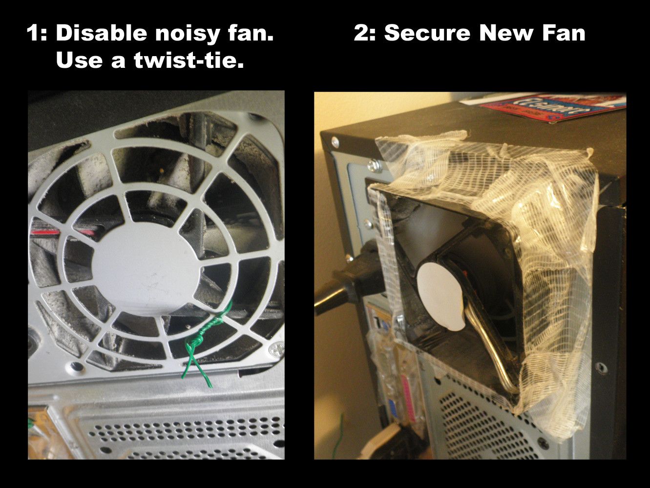 Noisy PSU fan? Problem solved. | Scrolller Noisy PSU fan? Problem solved. | Scrolller