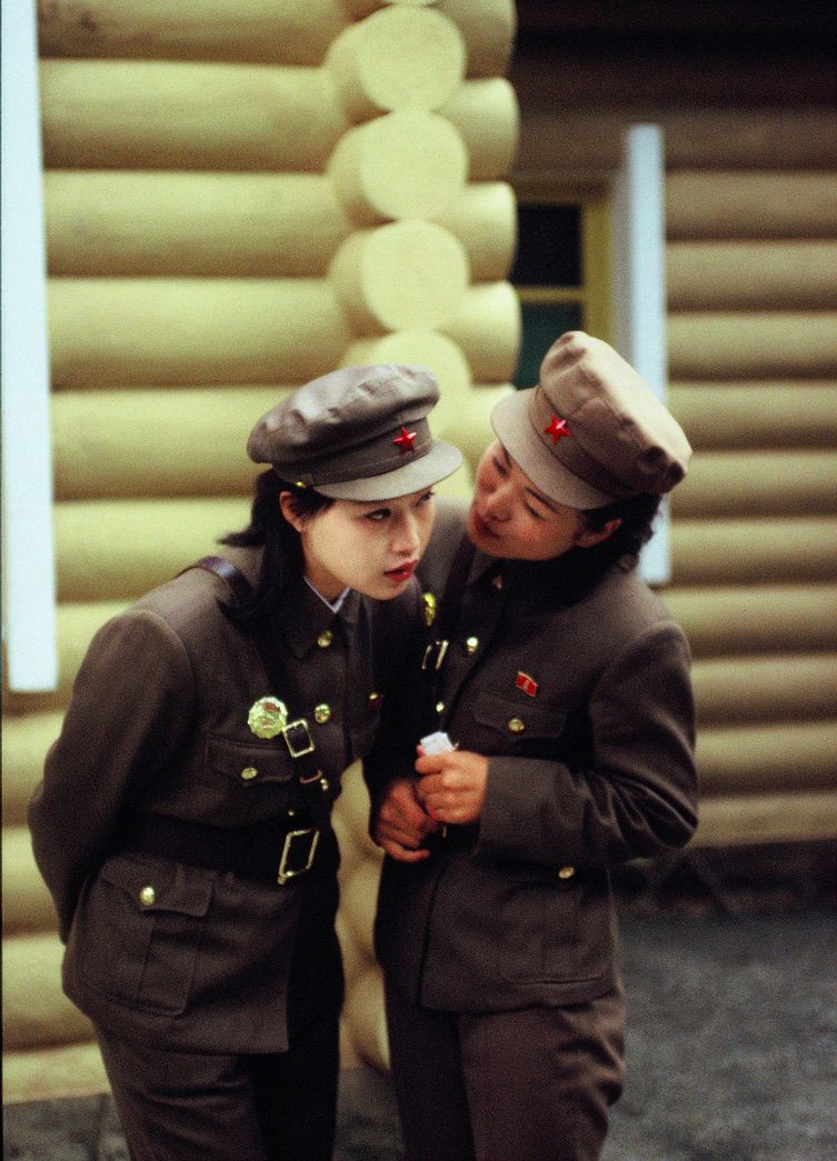 North Korean tour guides sharing a secret | Scrolller