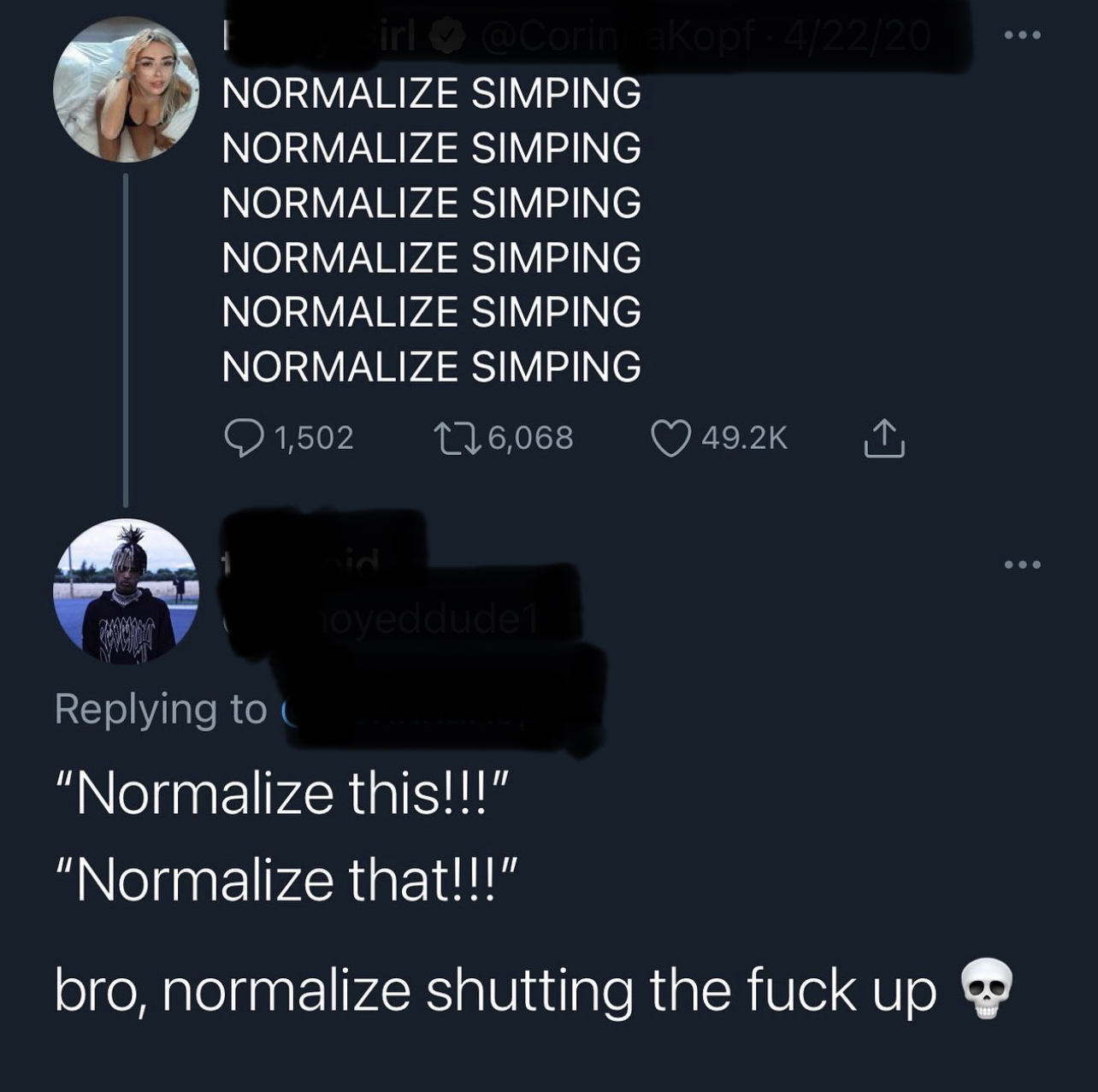 #NOSIMP (Repost for Rule 10 Violation) | Scrolller