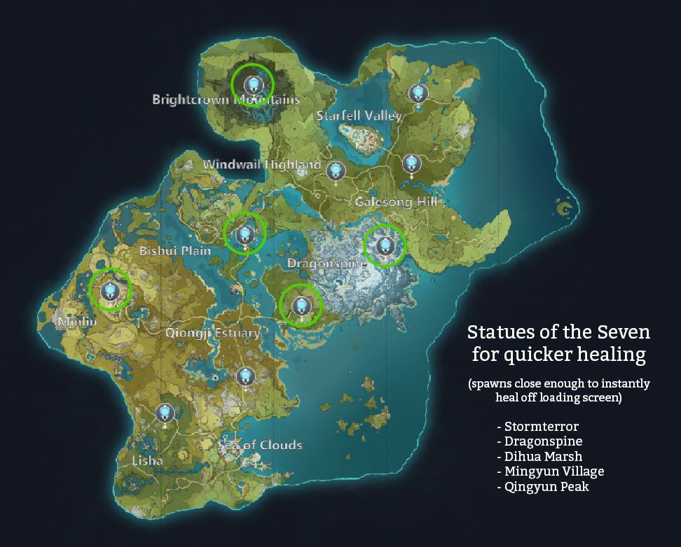 Not all Statues of the Seven are equal... quicker healing | Scrolller