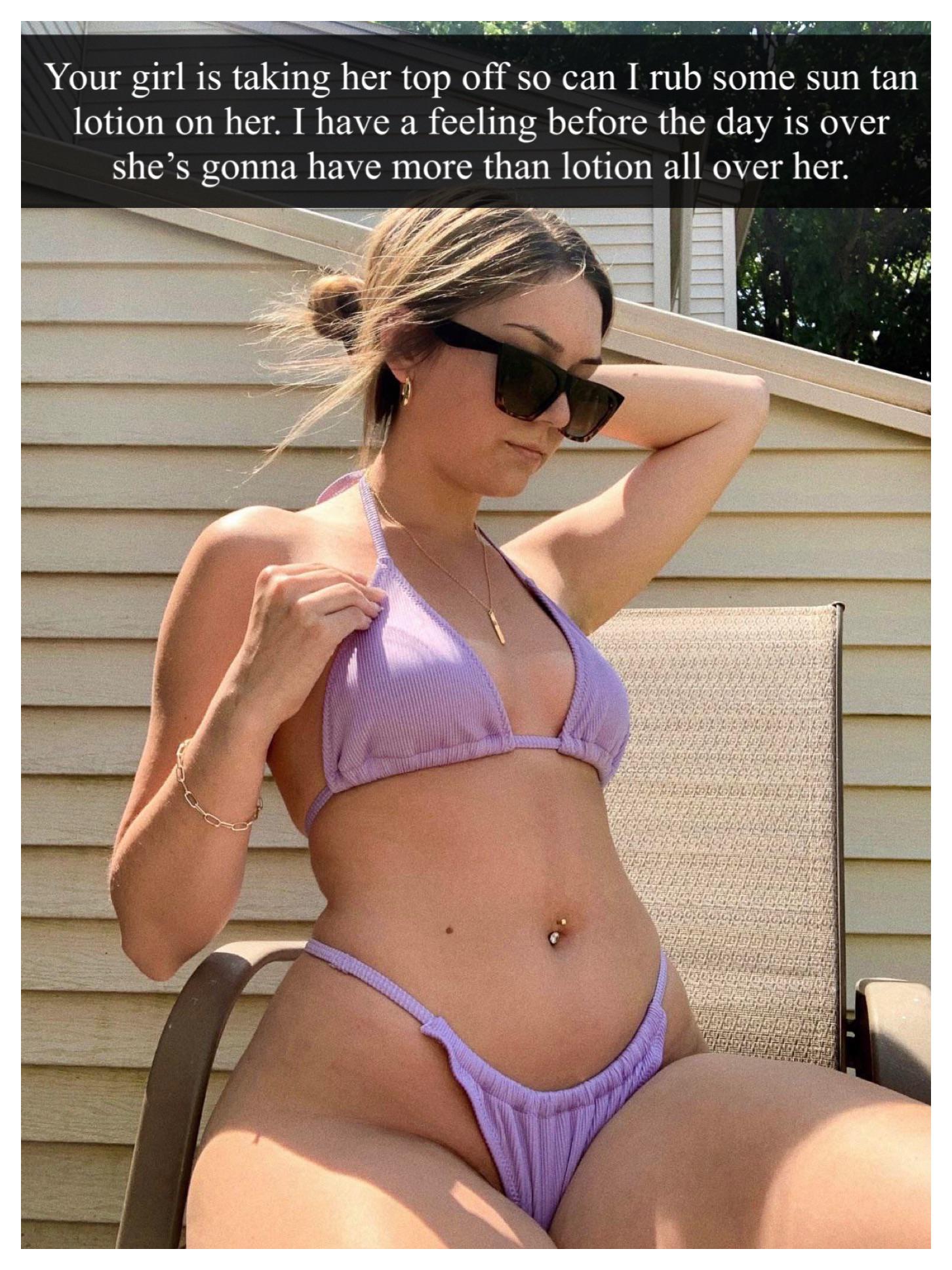 Not only all over her but dripping out of her too. | Scrolller