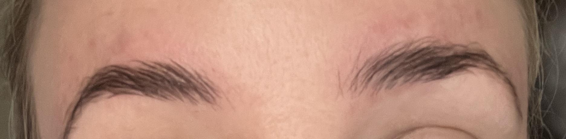 Not sure about brow lamination results... what do you think? | Scrolller