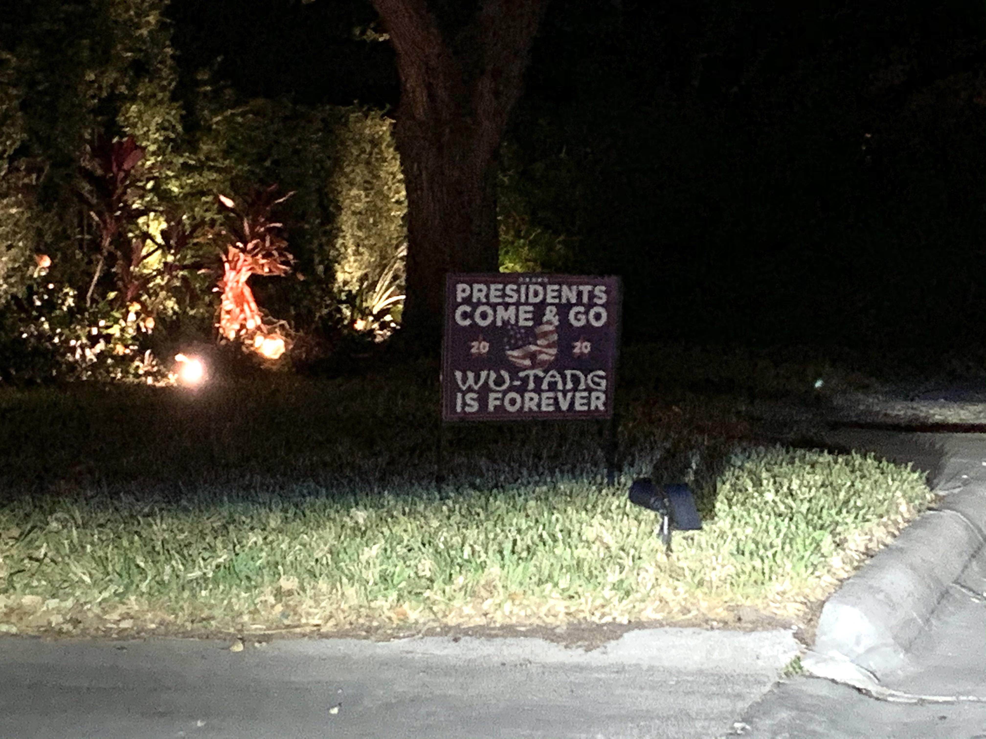 Not sure who put this up in their yard but I agree!! | Scrolller