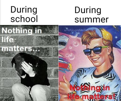 nothing matters no matter what season it is | Scrolller