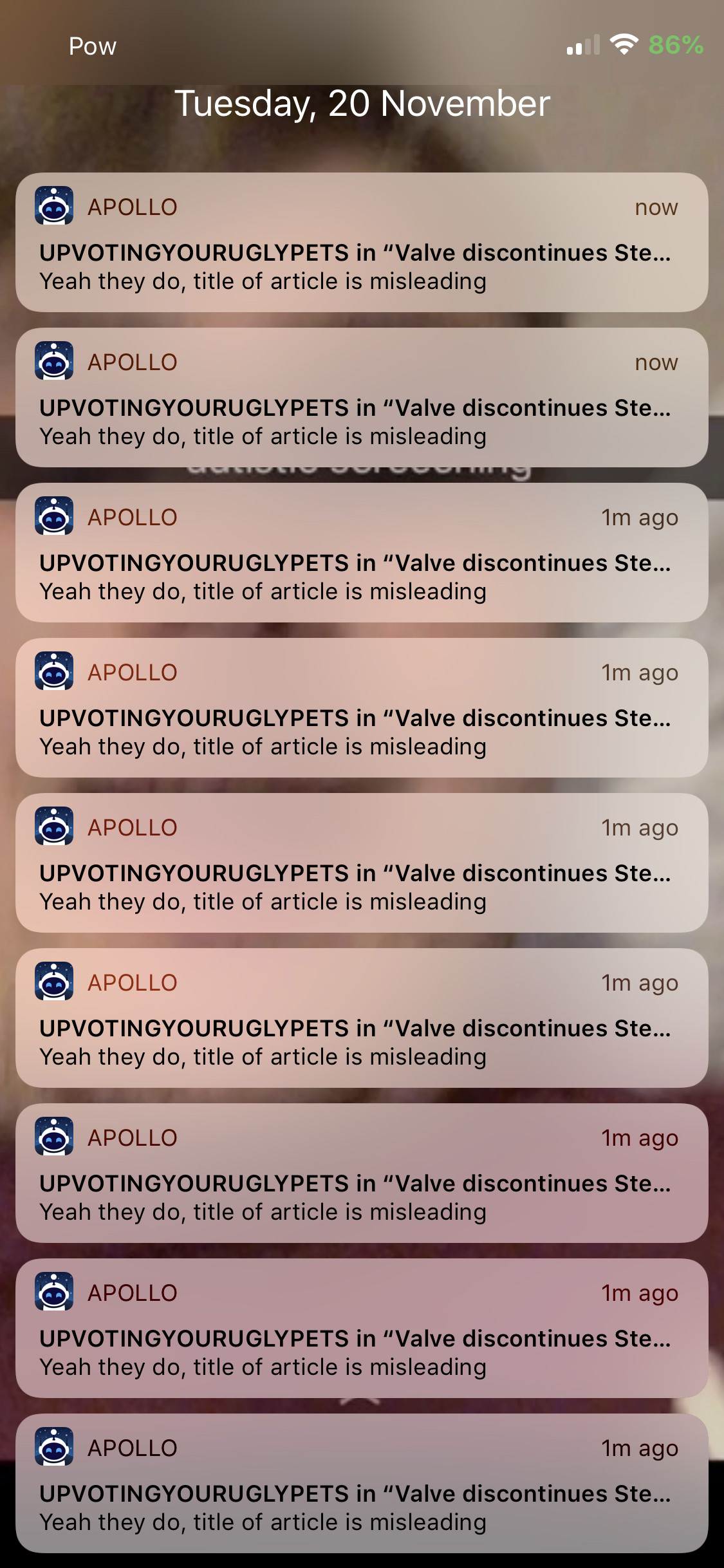 Notifications works I guess | Scrolller