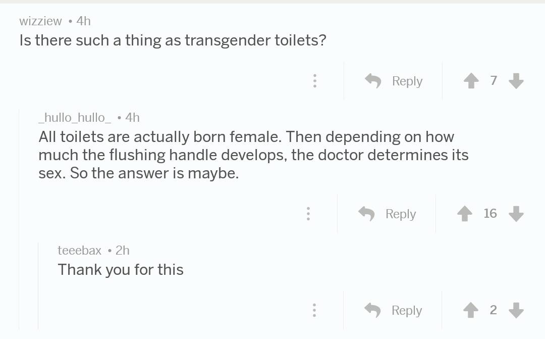 NotKenM on transgender toilets | Scrolller
