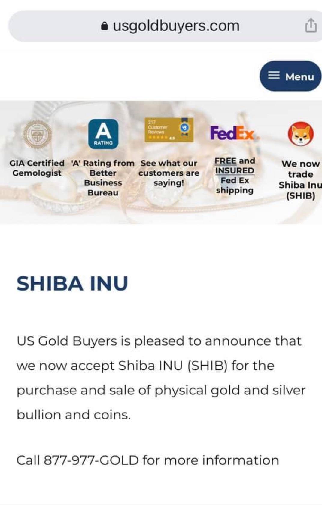 Now accept Shiba inu | Scrolller