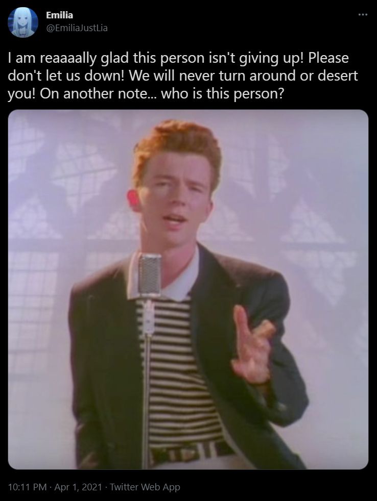 now THIS IS AN EPIC sth PLEASE no Rick ROLL AHAAAA | Scrolller