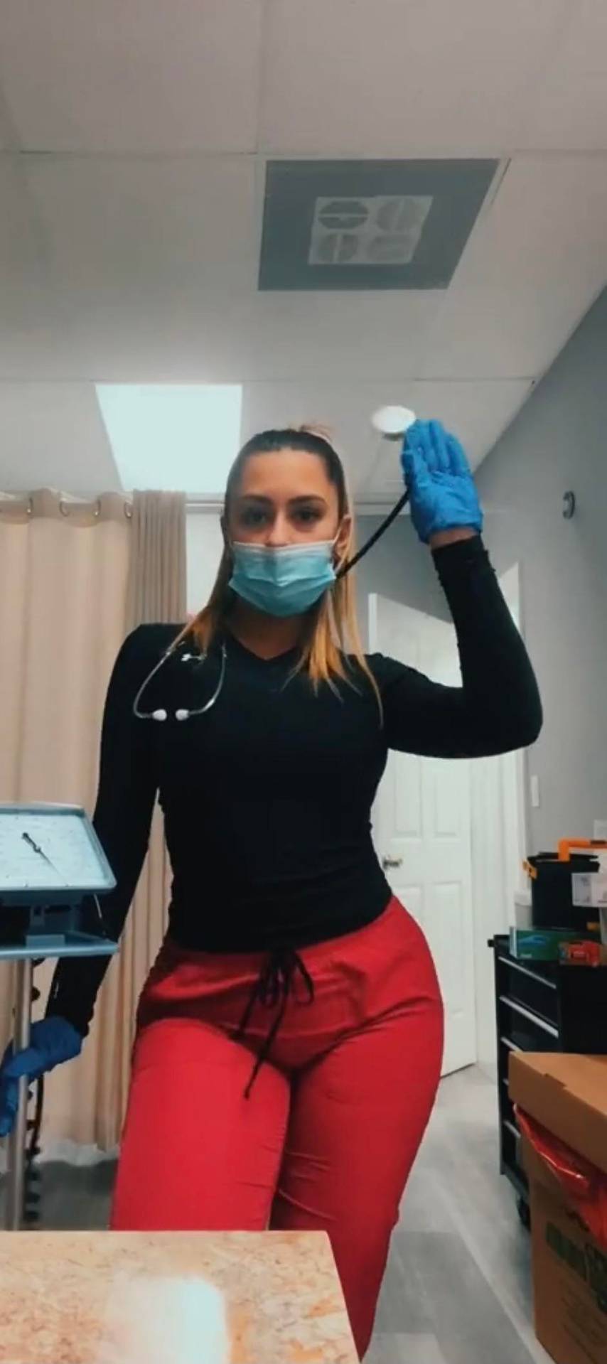 Nurse stayed in room for ohysical | Scrolller