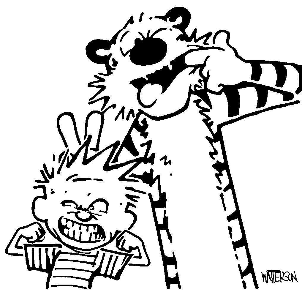 [O][F] "Calvin & Hobbes" - Comic, Bill Watterson, single layer | Scrolller