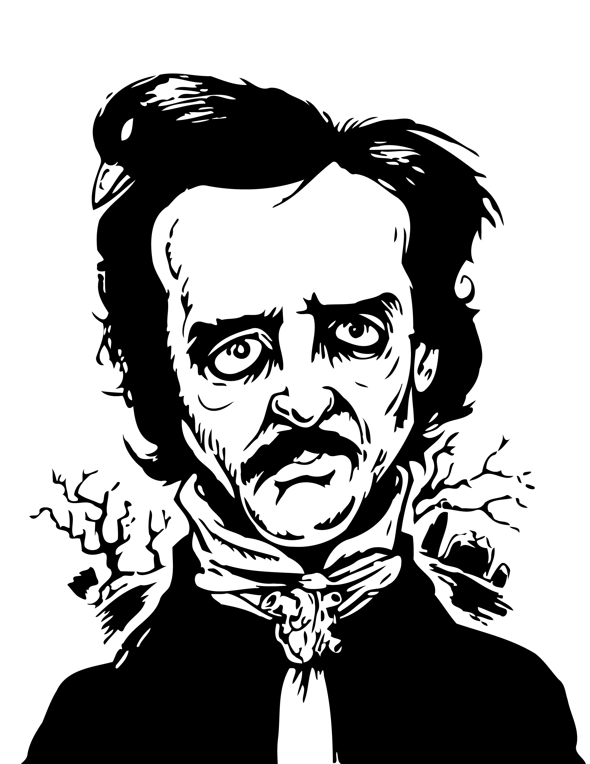 [O][F] "Edgar Allan Poe" - American Writer, Poet, The Raven, Graveyard ...