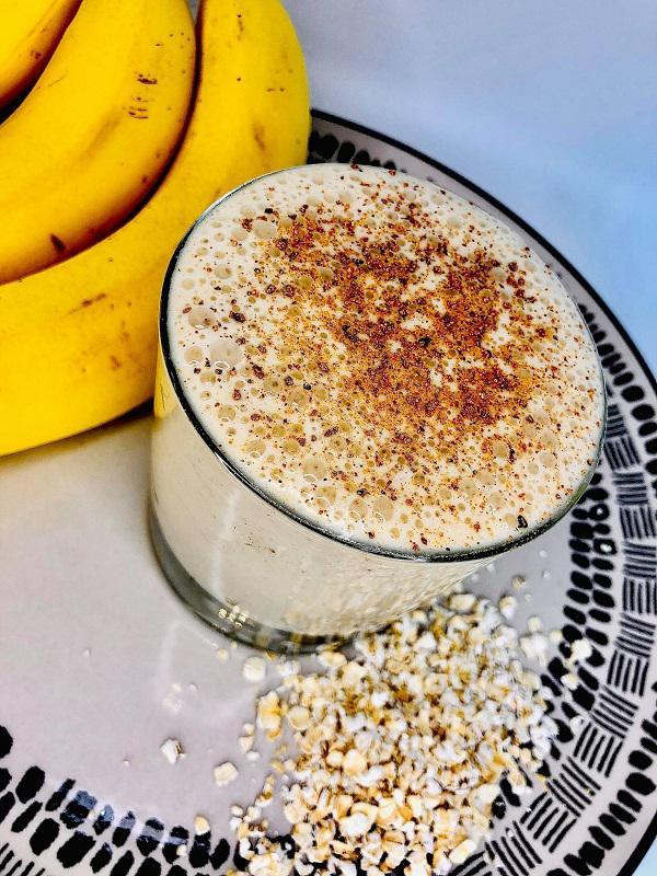 Oatmeal Peanut Butter Breakfast Smoothie | Scrolller