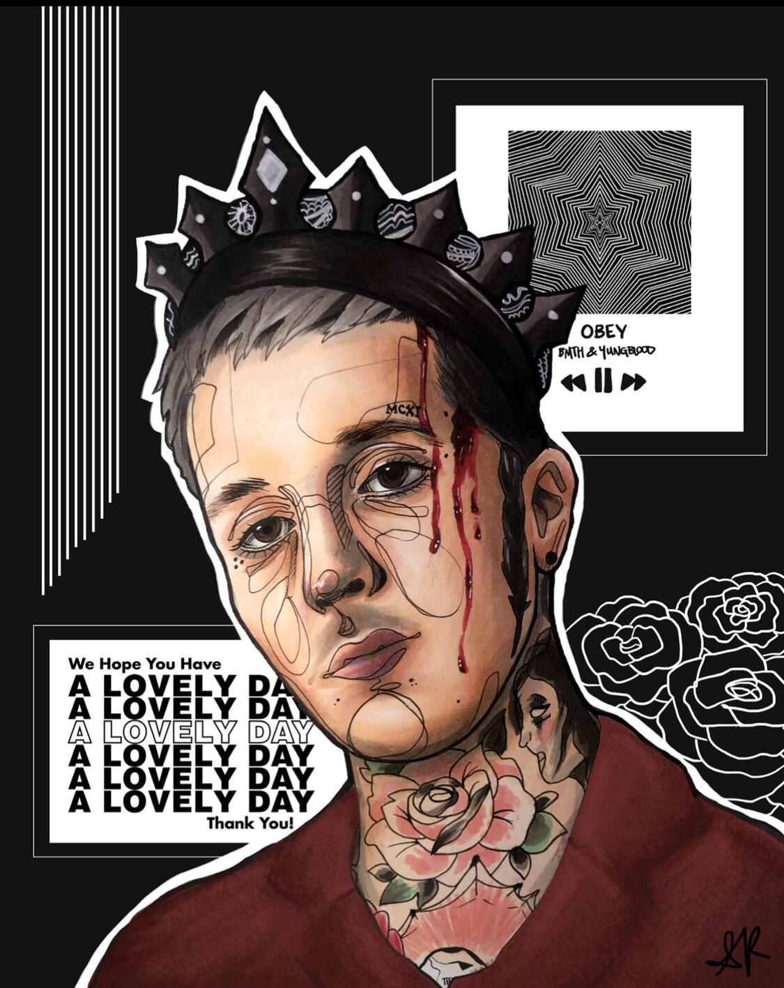 “obey” drawing of oli !! | Scrolller
