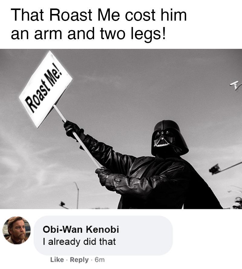 Obi-Wan savage! | Scrolller