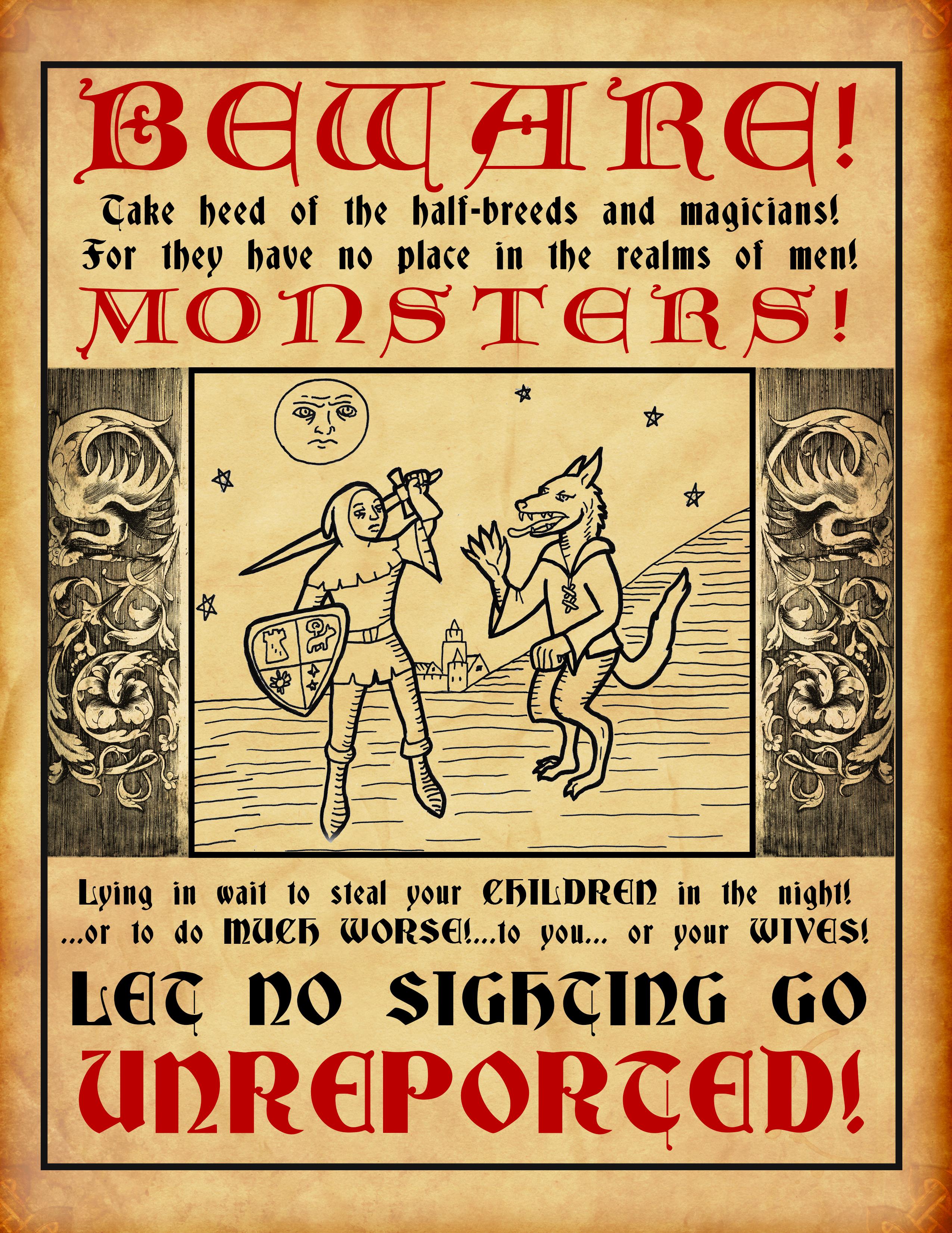 [OC] Anti-magic propaganda poster version 2 | Scrolller