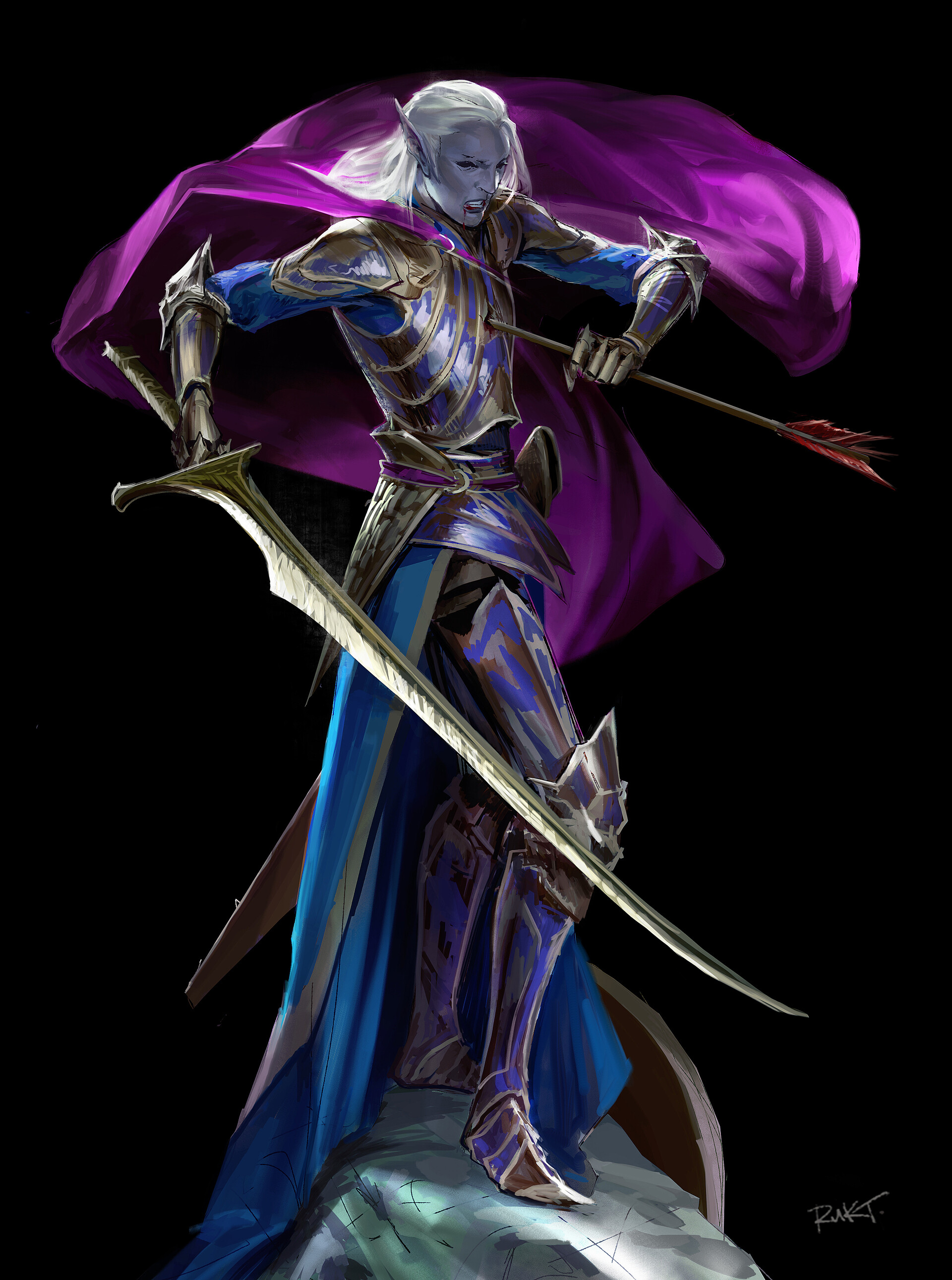 [OC] Drow Warrior | Scrolller