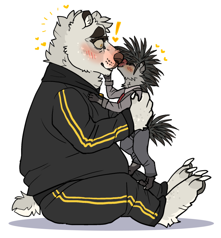 [ oc / fanart ] yano x sekiguchi (from odd taxi) for my sibling‘s birthday! :3 | Scrolller