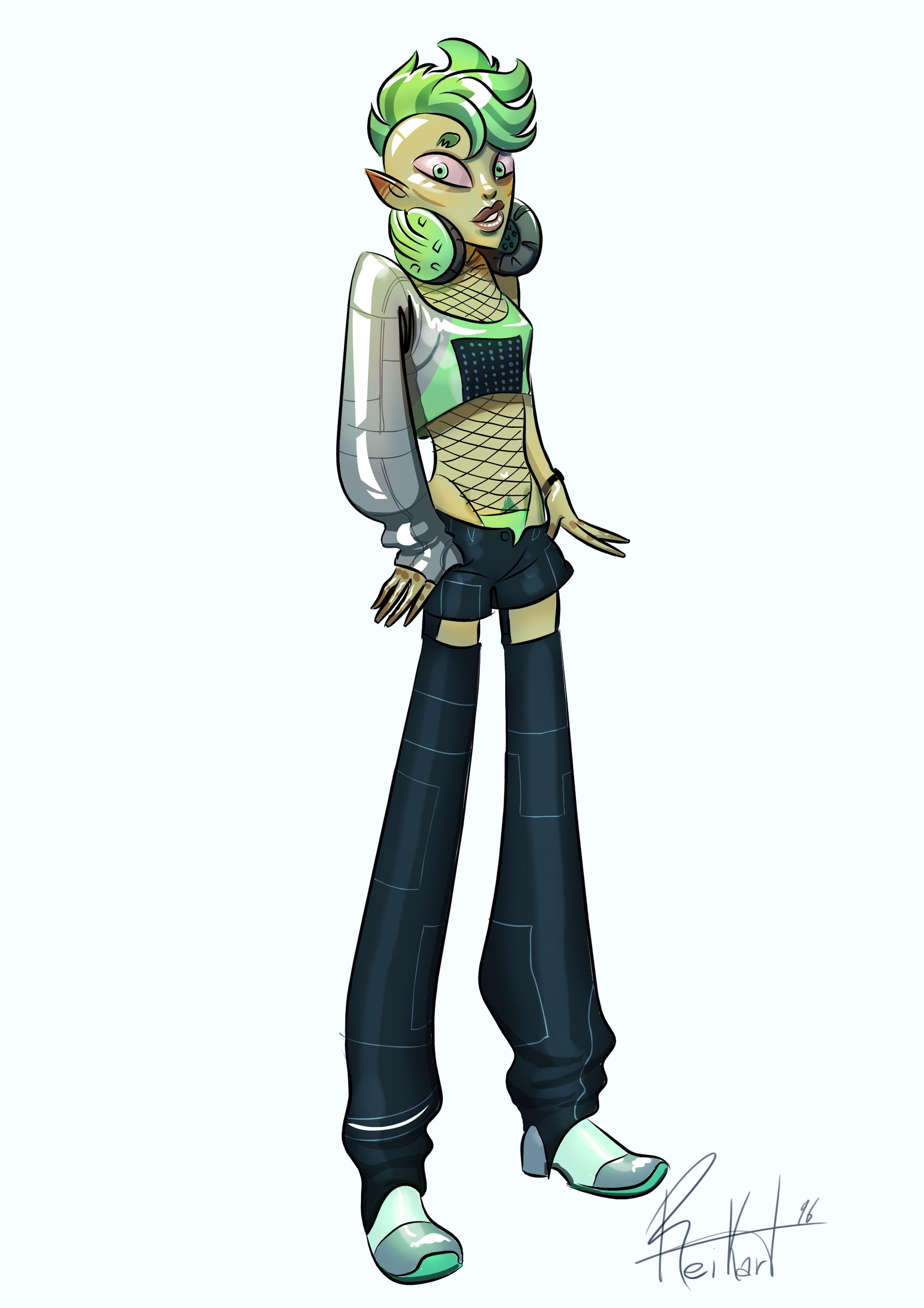 [OC] Goblin CyberPunk girl | Scrolller