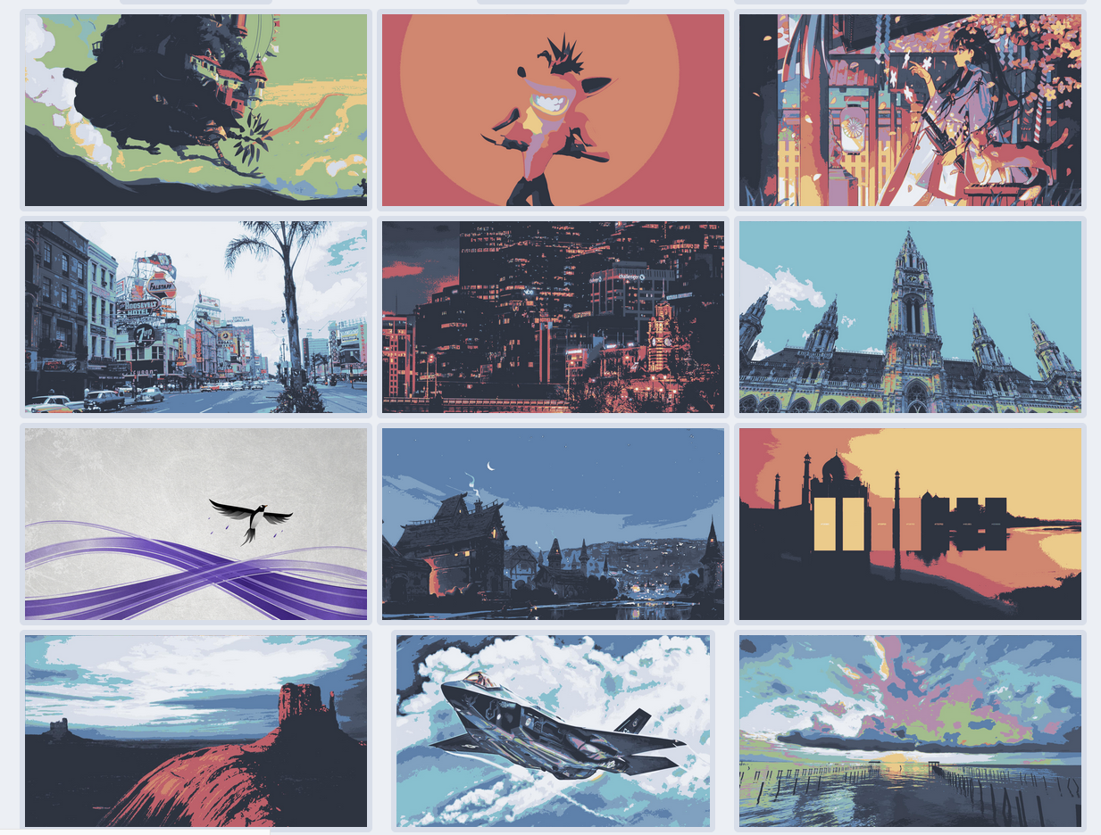 [OC] ImageGoNord go Wild: change fully the color palette of an image into your fav theme | Scrolller