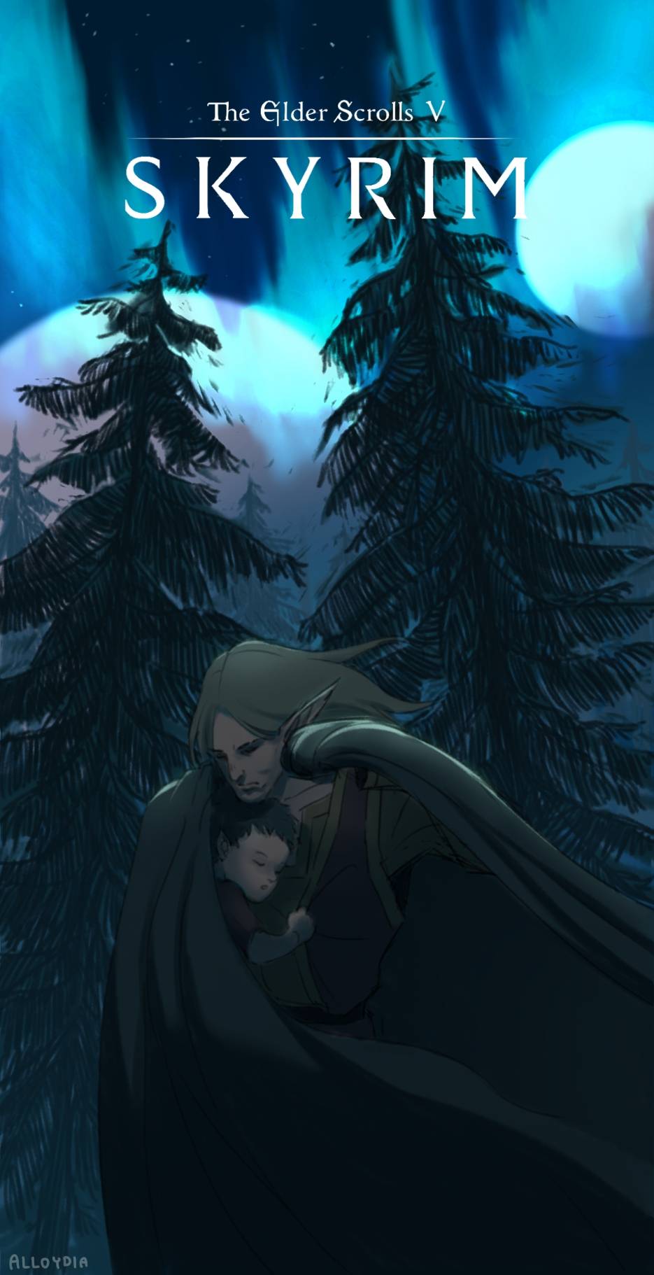 [OC] My dragonborn and his son | Scrolller