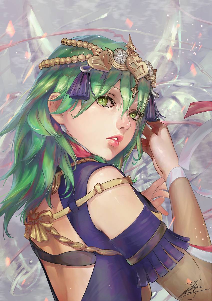 [OC] Painted Byleth cosplaying Sothis | Scrolller