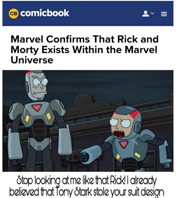 Oc rick worked with Tony stark? Makes sense | Scrolller