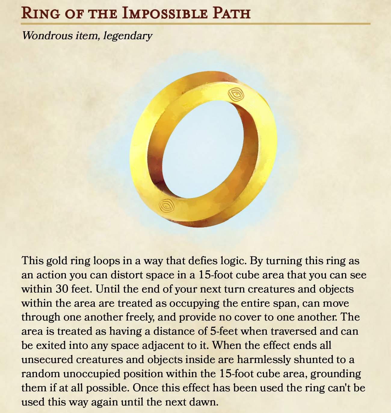 [OC] Ring of the Impossible Path | Scrolller