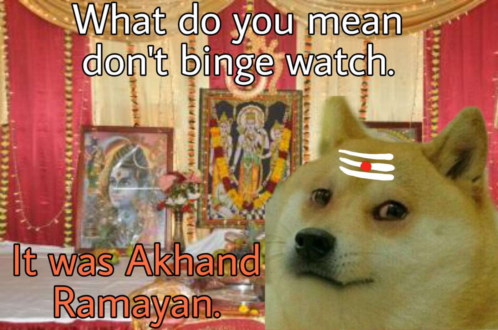 [OC] Shree Ram Jamnki bethe hai mere seemne me. | Scrolller