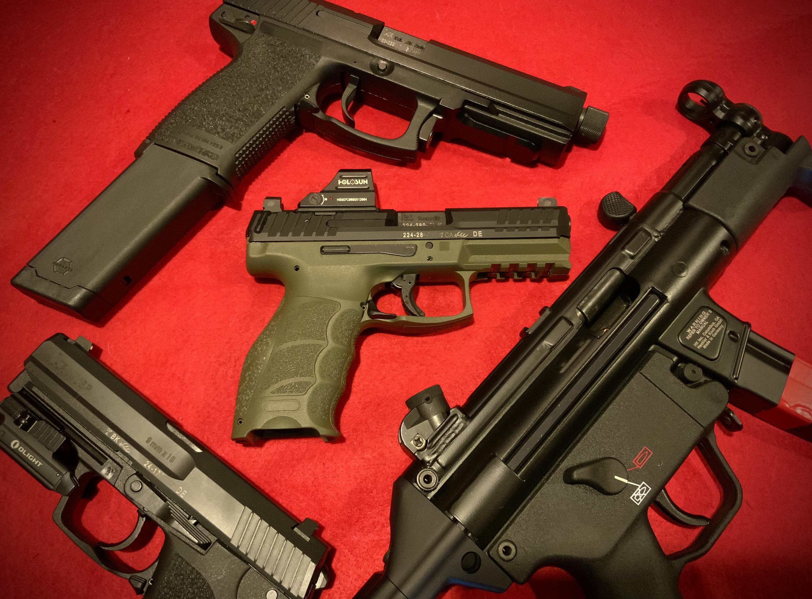 OD GREEN Optic ready HK VP9, with a few friends . . . | Scrolller