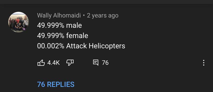Of course, another attack helicopter joke | Scrolller