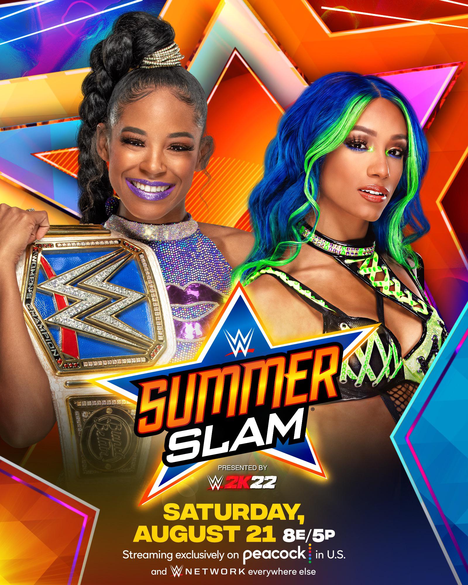 Official: Sasha Banks will challenge Bianca Belair for the WWE SmackDown Women’s Championship at ...