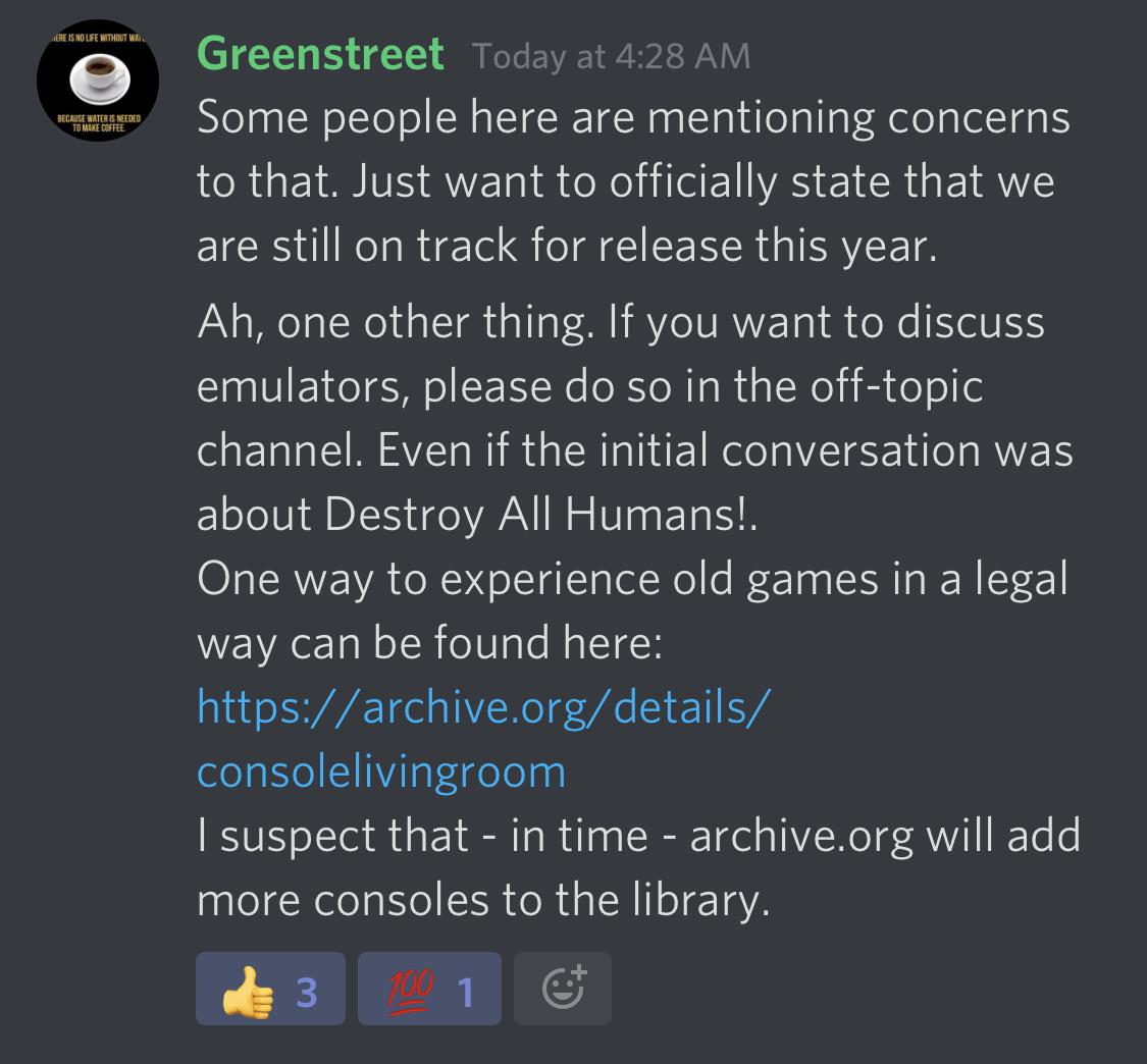 Official Statement from BFG that DAH Remake is ON TRACK for this year. | Scrolller