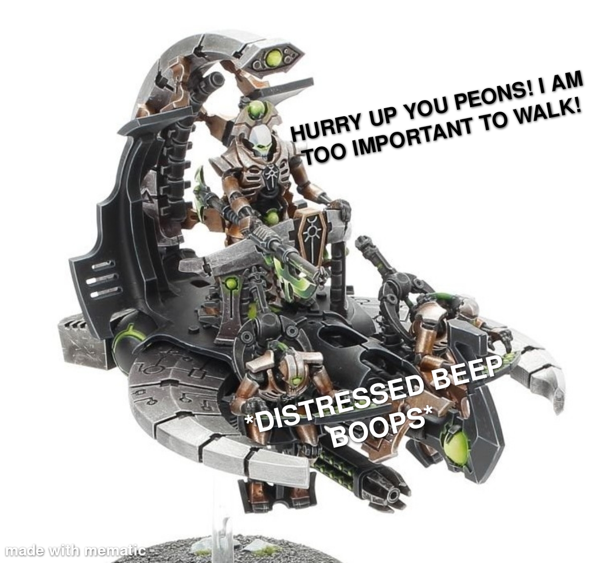 Oh no, an Overlord is slowly floating towards you! Roll for initiative! | Scrolller