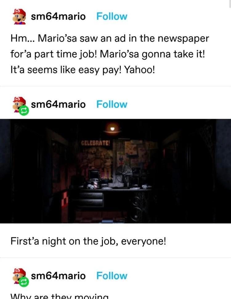 Oh no Mario | Scrolller